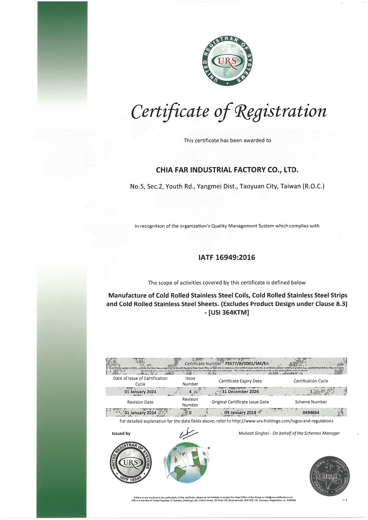 CHIA FAR INDUSTRIAL FACTORY CO., LTD | Chia Far Industrial Factory ...